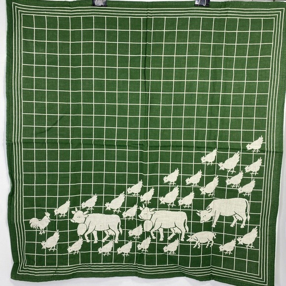 Unbranded | Dining | Green 0 Cotton Table Cloth 25x25 Made In Austria ...